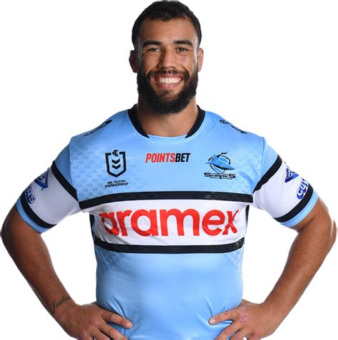 Official Nrl Profile Of Toby Rudolf For Cronulla Sutherland Sharks