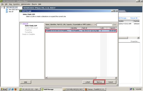 Konfigurasi Iscsi External Storage Freenas 830 On Vmware Esx 016 Sekedar Berbagi