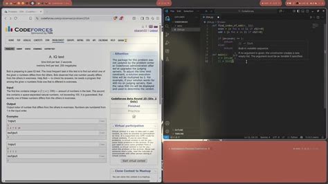 Codeforces Iq Test 25a Python No Talking Realtime Youtube