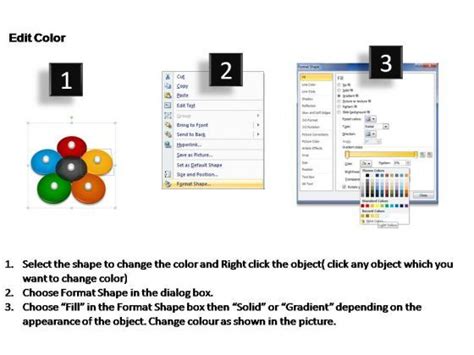 Powerpoint Design Diagram Four Interrelated Ppt Template