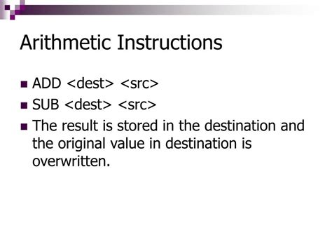 PPT X86 Assembly Language PowerPoint Presentation Free Download ID 616388