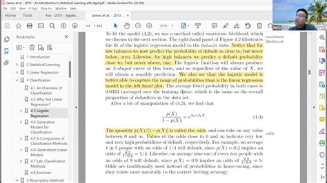 Islr Classification Islr06 4 Youtube