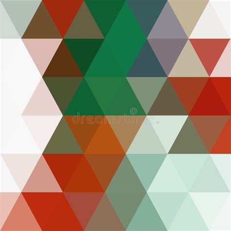 Abstract Irregular Polygonal Background With Triangular Pattern In Rainbow Colors Spectrum