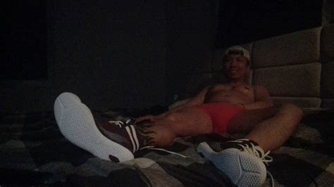 Oiled Up Flexing And Posing While Wearing Speedos Photo 5