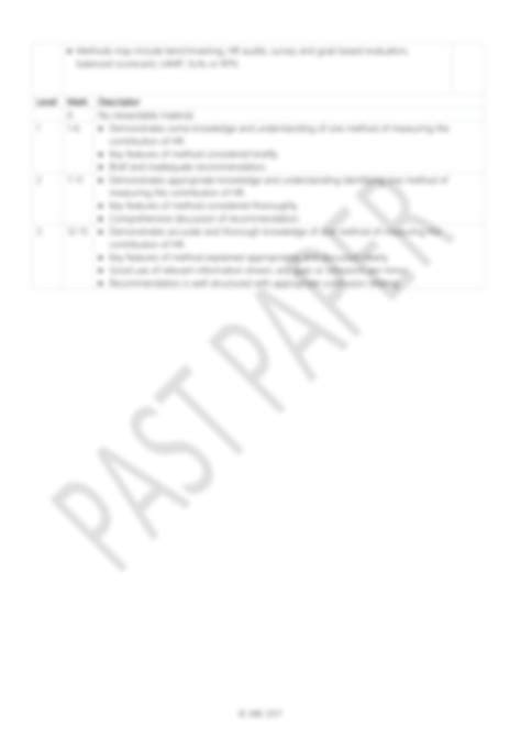 Solution Abe Level 5 Past Exam Paper And Mark Scheme The Hr