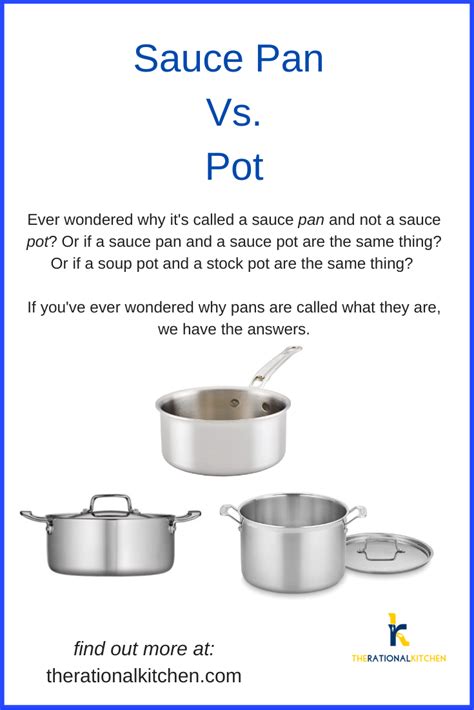 Sauce Pan Vs Pot What You Probably Want To Know
