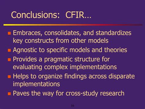 PPT CFIR Implementation Framework And Application To The VISN Stroke Collaborative