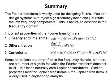 Fourier Transforms 1 Background While The Fourier Seriestransform