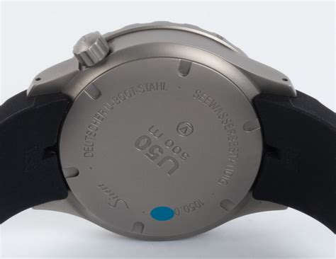 Sinn U U Sold Out Black Dial On Rubber Strap Bernard Watch