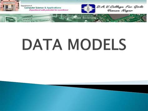 PPT DATA MODELS PowerPoint Presentation Free Download ID