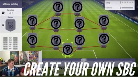 Create Your Own SBC Part One Play YouTube