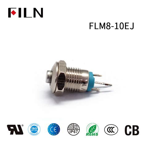 8mm Small Push Button Switch Momentary Switch With Light