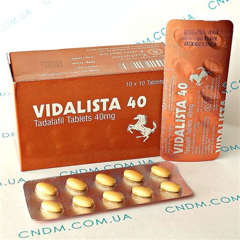 Vidalista 40 купить дженерик Видалиста 40 мг Отзывы Инструкция