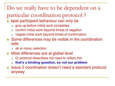 Ppt Process Coordination In Bpel Counterproposal Powerpoint