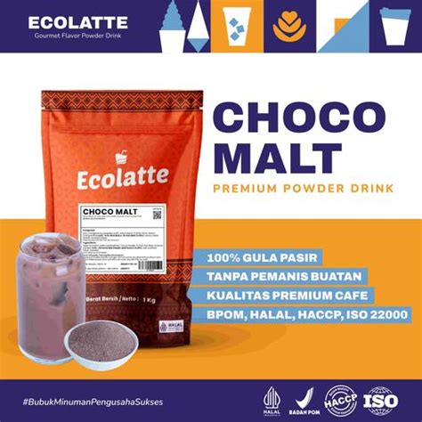 Jual Ecolatte Choco Malt Kemasan 1kg Jakarta Utara Ecolatteofficial
