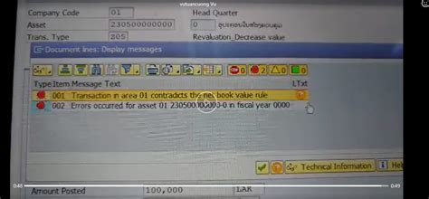 Error In Tcode Ab01 Sap Community
