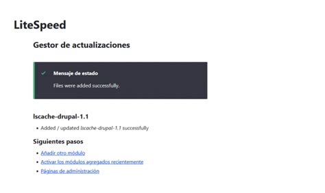 LiteSpeed Cache para Drupal Guía de configuración Blog de LucusHost