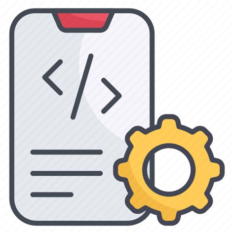 Mobile Digital Development Coding Icon Download On Iconfinder