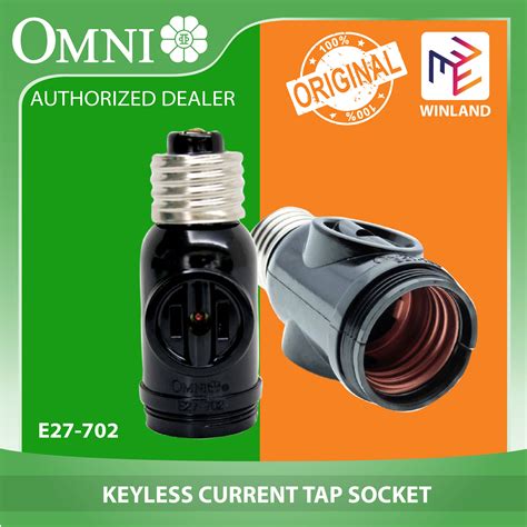 Omni By Winland E27 702 Keyless Current Tap Lamp Socket 3a 250vac E27