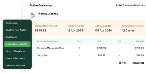 Zoho Billing Best Billing Software For Small And Medium Business