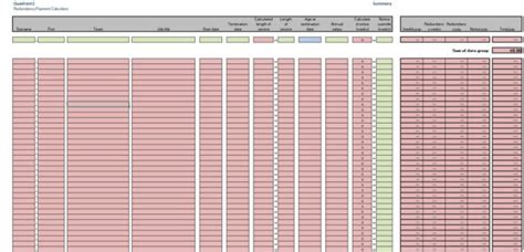 Redundancy Calculator Spreadsheet Within Uk Redundancy Calculator — Db