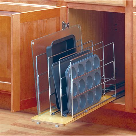 Rev A Shelf Pull Out Tray Divider Wood Base Craft Supply