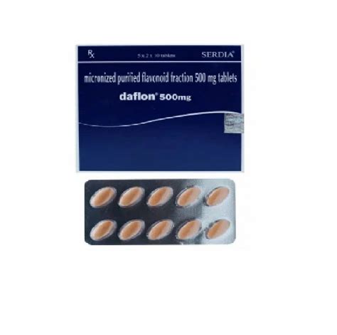 Daflon 500mg Tablet At Rs 220 Stripe Venusmin In Nagpur Id 2853470116333