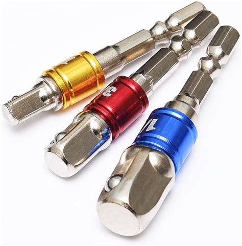 Workpro 9 Piece Socket Adapter Extension Set 1 4 3 8 1 2 Inch Drive 1 4 Inch Hex Shank