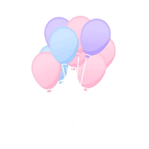 Confetti Ballons Moving Sticker By Azzaro Official