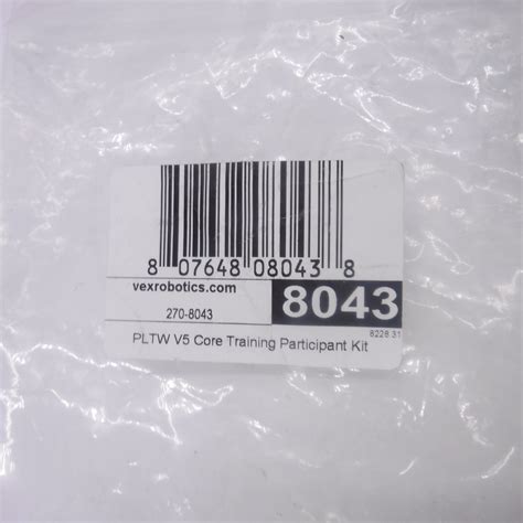 Vex Robotics Edr 270 8043 Pltw V5 Core Training Participant Kit