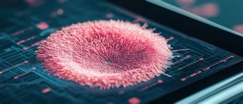 Cybersecurity Structure On Device Display Awareness Of Network Protection Stock Image Image