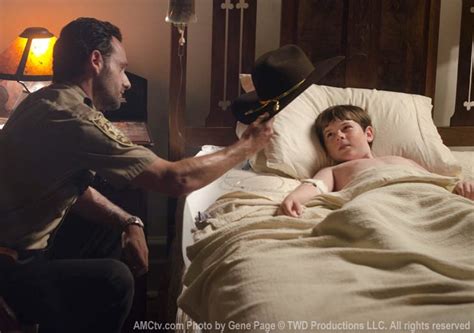Carl Grimes Shirtless