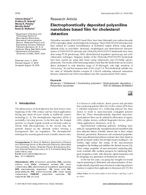 Pdf Polyanilinesingle Walled Carbon Nanotubes Composite Based