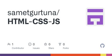 Github Sametgurtuna Html Css Js