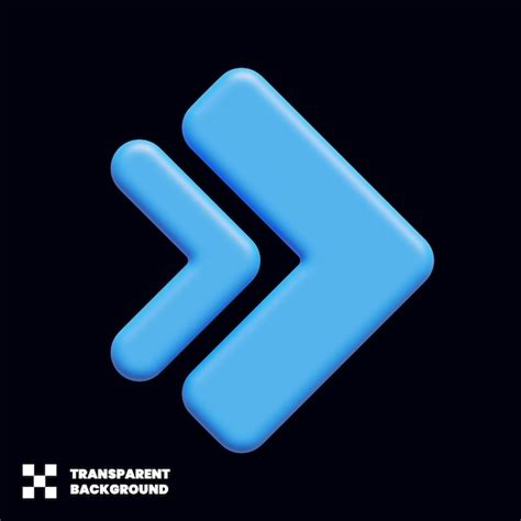 Premium Psd Right Arrow Pointer In 3d Render
