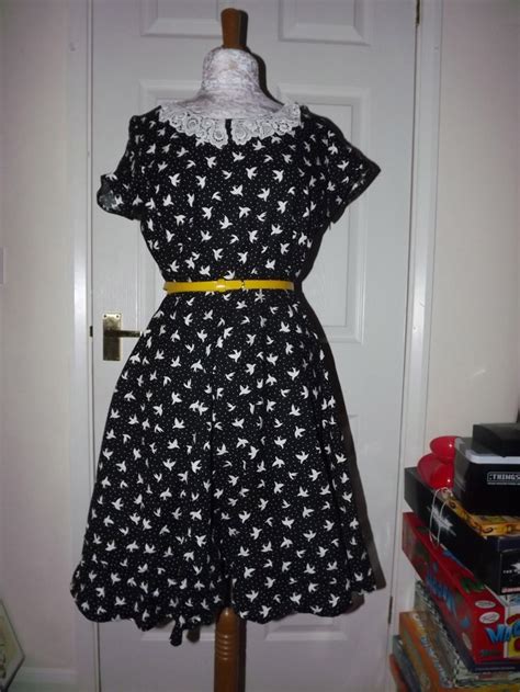 Black Swallows Dress Completion Dresses Fashion Two Piece Skirt Set