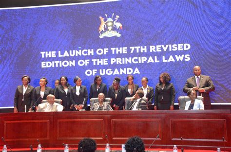 Launch Of The Th Revised Edition Of The Principal Laws Of Uganda Ministry Of Justice