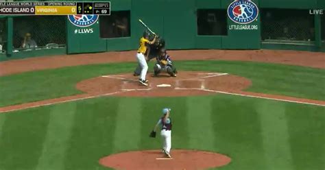 Brady Yates Two Run Home Run Little League