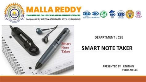 Smart Note Taker Pptx Tablets And E Readers Consumer Electronics