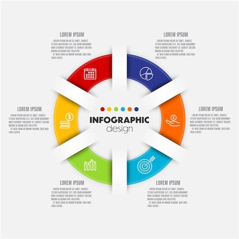 Premium Vector Vector Infographic Business Data Process Diagram