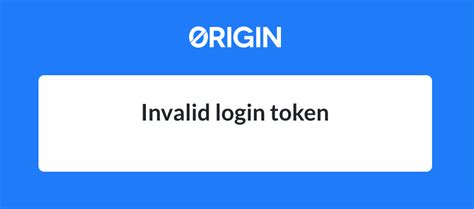 invalid login token · issue 3828 · originprotocol origin · github