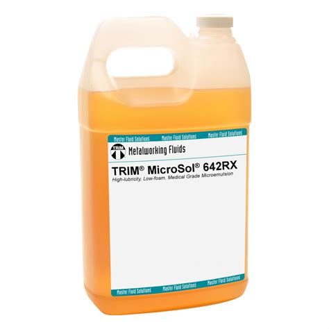 Trim Trim Microsol 642rx 1 Gal Low Foam Medical Grade Microemulsion 846c55 Ms642rx 1g