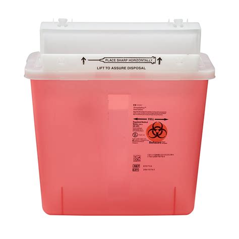 Container Sharps 5qt Red Spectrumxray Container Sharps 5qt Red Spectrumxray