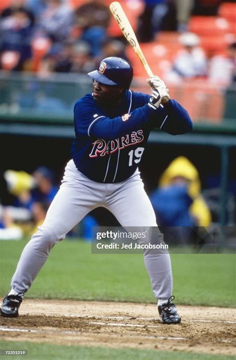 Tony Gwynn Of The San Diego Padres At Bat During The Game Against The