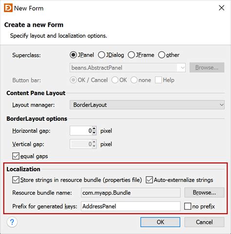 Localization Jformdesigner Javaswing Gui Designer