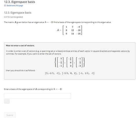 solved the matrix a given below has an eigenvalue λ −2 find