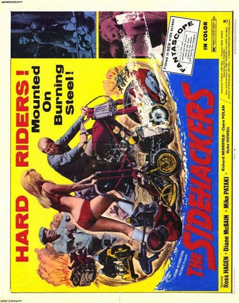 The Sidehackers Movie Poster Half Sheet Style A 22 X 28 1969