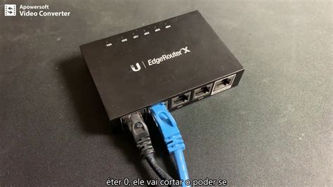 Edgerouter X First Time Setup Legendas Pt YouTube
