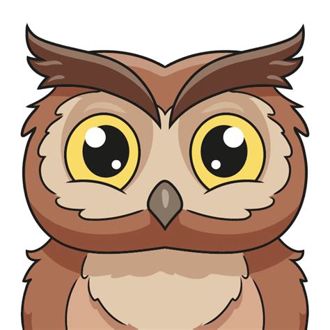 Owl Drawing Color