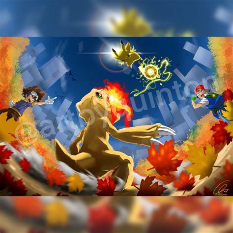 Agumon Vs Pikachu